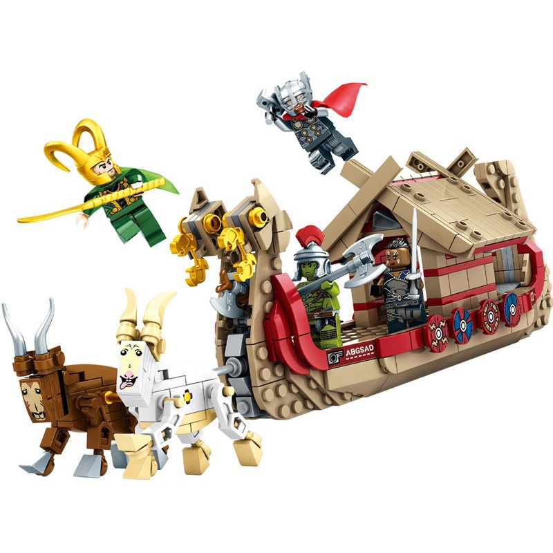 Marvel Thor Amor E Thunder Barco De Cabra Minifigure 76208 | Shopee Brasil