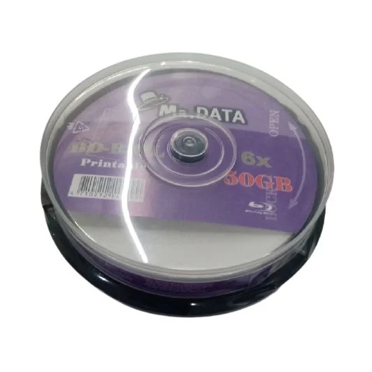Mídia Blu-ray DL Mr Data pct 10 unidades | Shopee Brasil