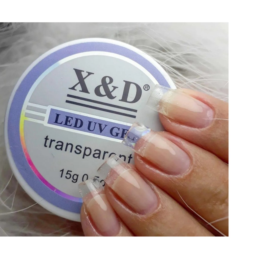 Gel XD Transparente 15g Alongamento Unhas De Gel Led Uv | Shopee Brasil