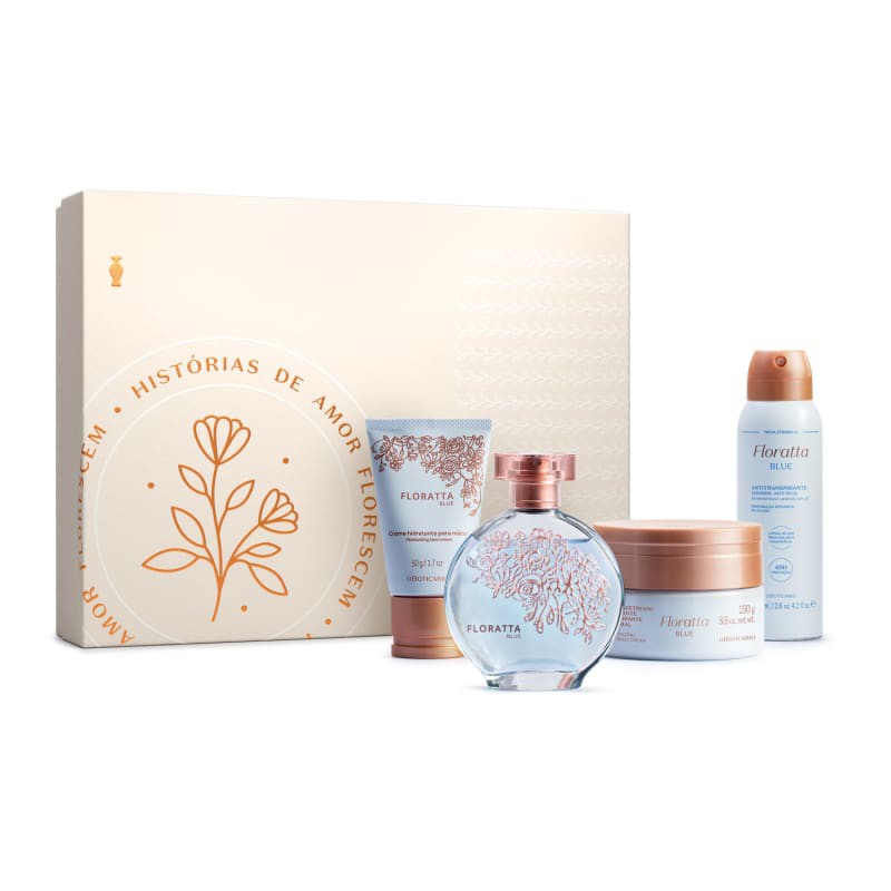 Kit Presente Floratta Blue (4 itens) | Shopee Brasil