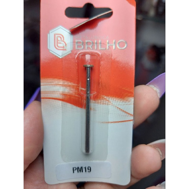 Broca PM 19 diamantada para podologia e cutilagem Segura | Shopee Brasil