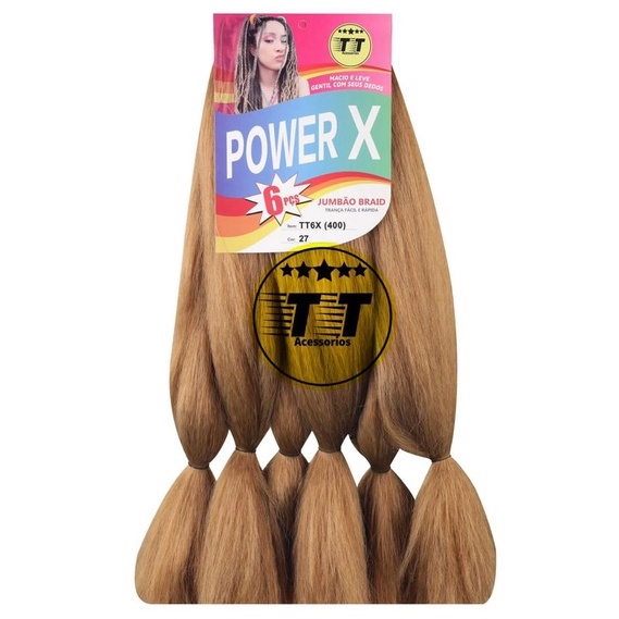 Jumbo Para Tranças Cabelo 400g - Cor 27 (MEL) | Shopee Brasil