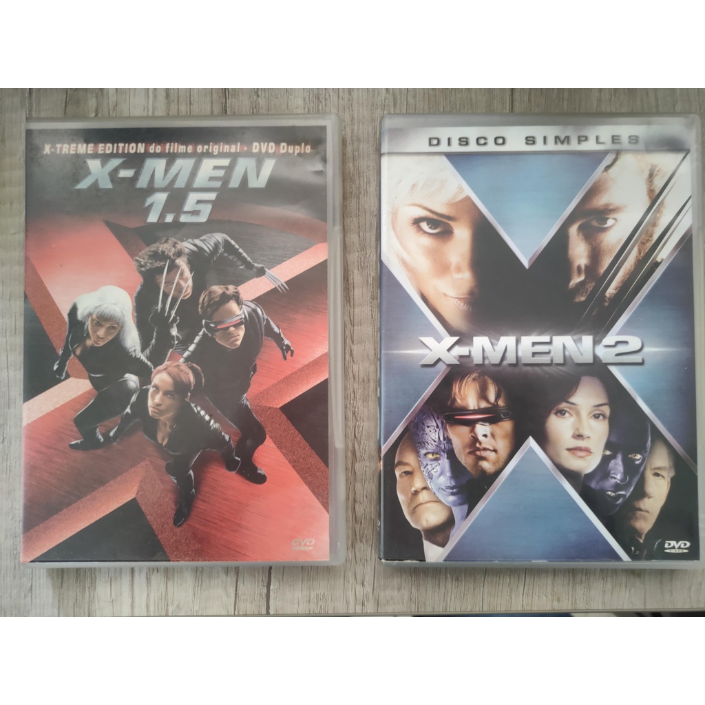 DVDs X-Men 1.5 e X-Men 2 | Shopee Brasil