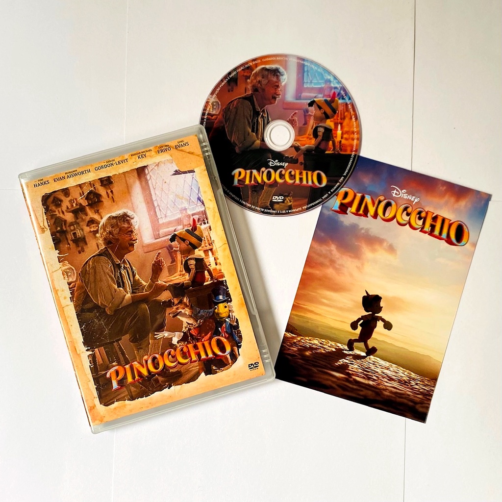 DVD Pinóquio 2022 Live Action Pinocchio The Movie dublado e legendado ...