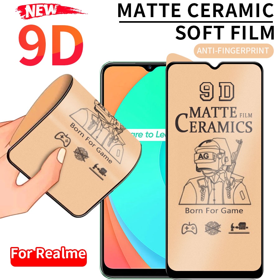 Protetor De Tela De Vidro Temperado Para Realme 5 6 7 8 9 Pro 5i 6i 7i 8i 9i C3 C11 C12 C15 C17 ...