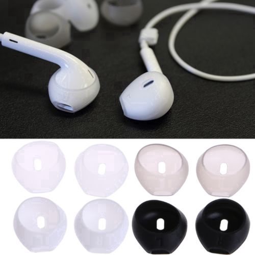 1 Pair For In-Ear Earbuds Clear Silicone Headset Cover Comfortable ...