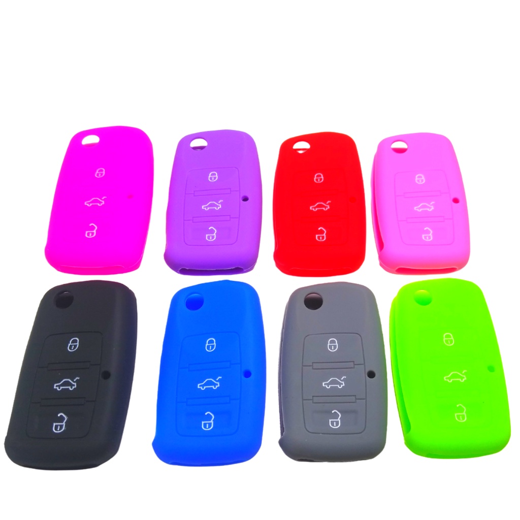 Capa Protetora Capinha Silicone Volkswagen Vw 3 Botão G5 Polo Golf ...