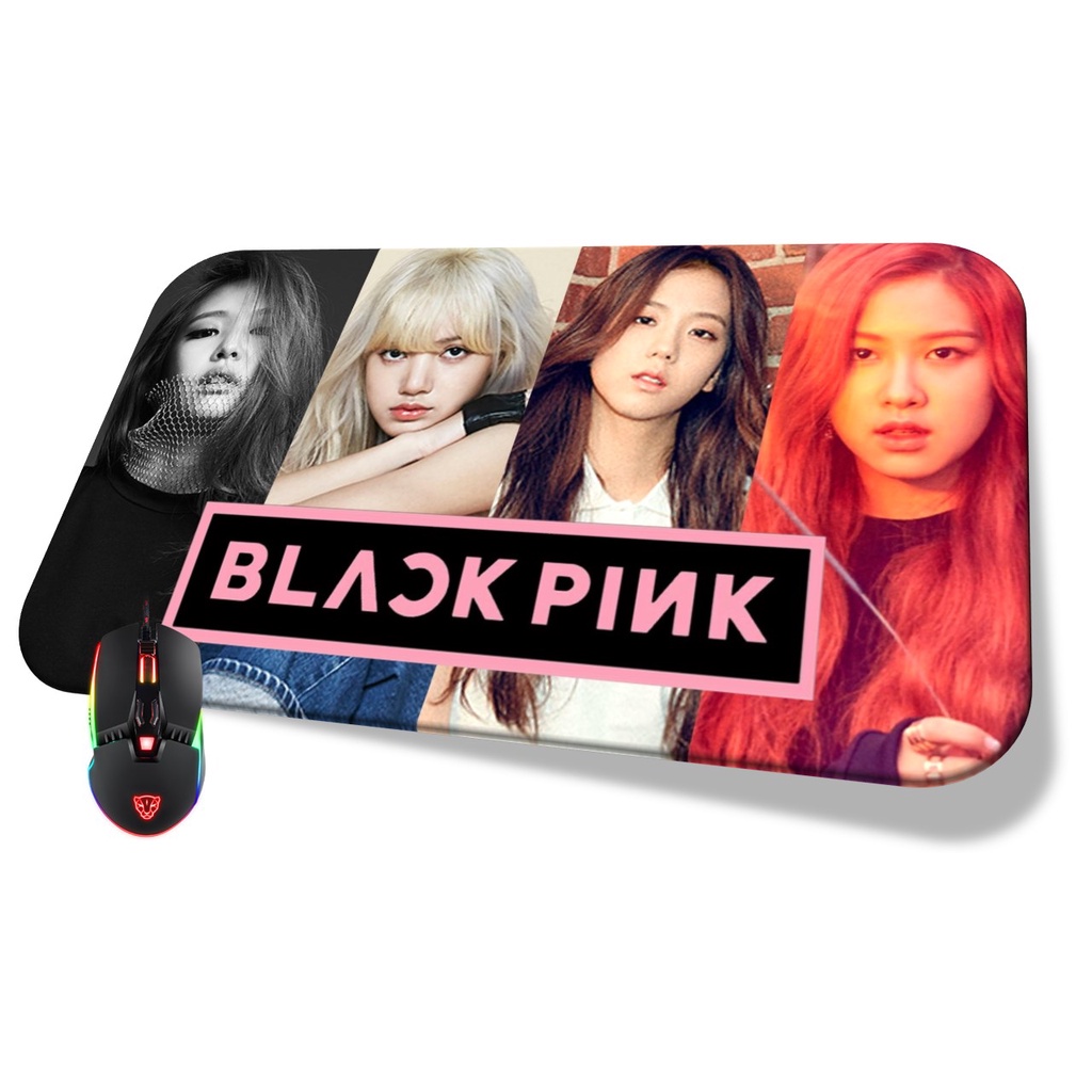 Mousepad Mouse pad Blackpink Black Pink 35x25 | Shopee Brasil