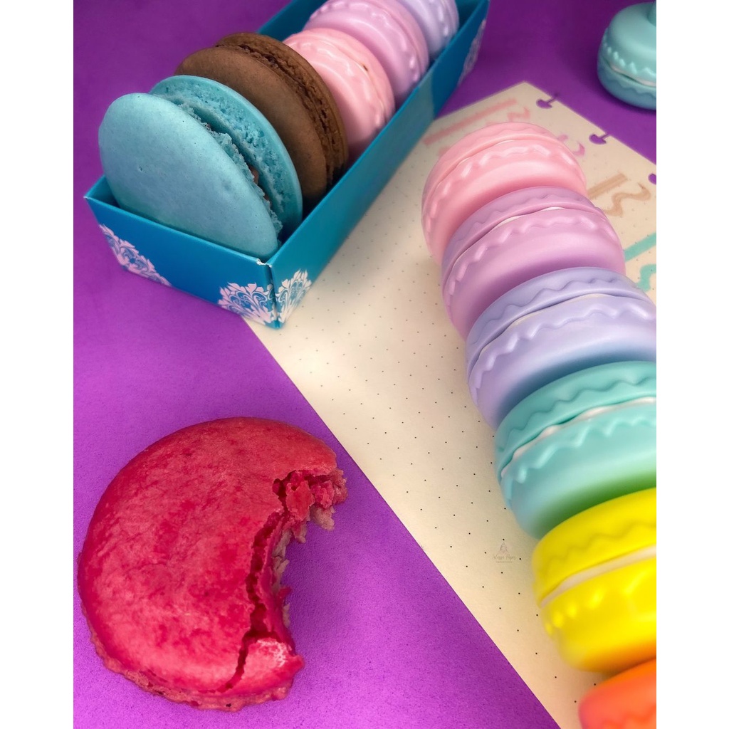 Kit Marca Texto Macaron | Marca Texto Fofo | Marca Texto de Doce ...