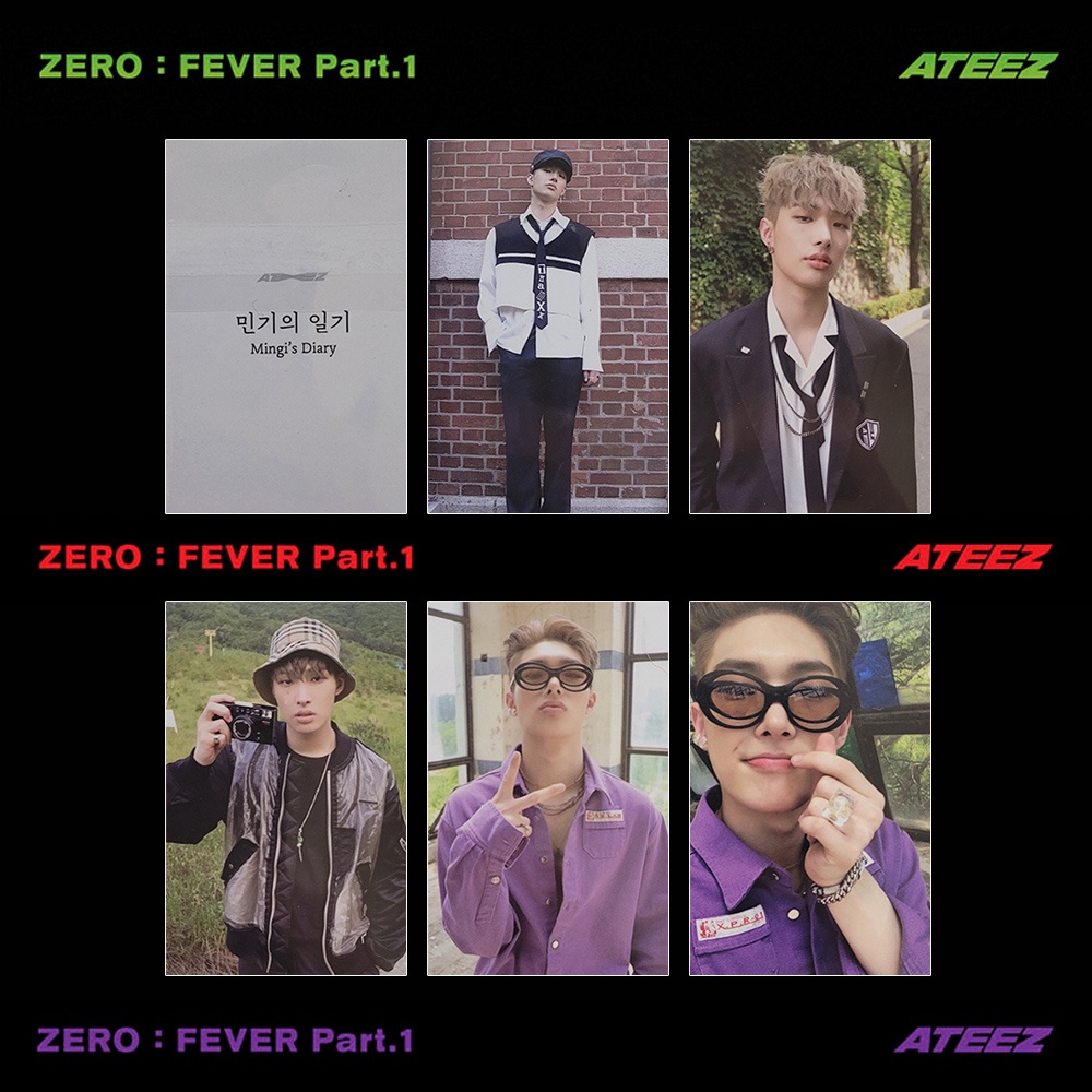 Album Ateez 5th Mini - Zero Febre Part.1 (Mingi Fotocard) | Shopee Brasil