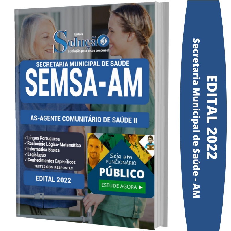 Apostila SEMSA AM - AS Agente Comunitário de Saúde 2 | Shopee Brasil