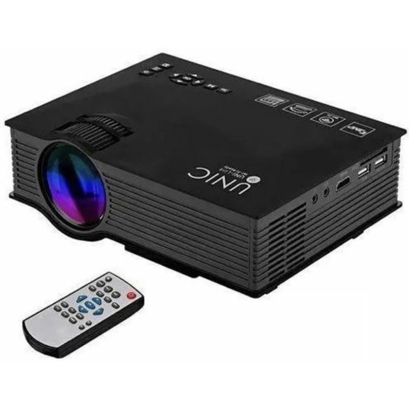 Projetor data show 1080l bivolt com controle | Shopee Brasil