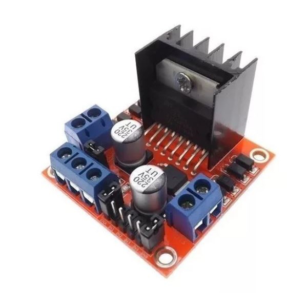Modulo Ponte h dupla dc motor de passo l298n para arduino robô carro inteligente | Shopee Brasil