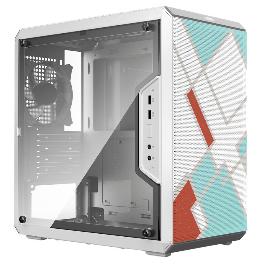 Gabinete Cooler Master Masterbox Q300l Branco Retro 1 Fan | Shopee Brasil