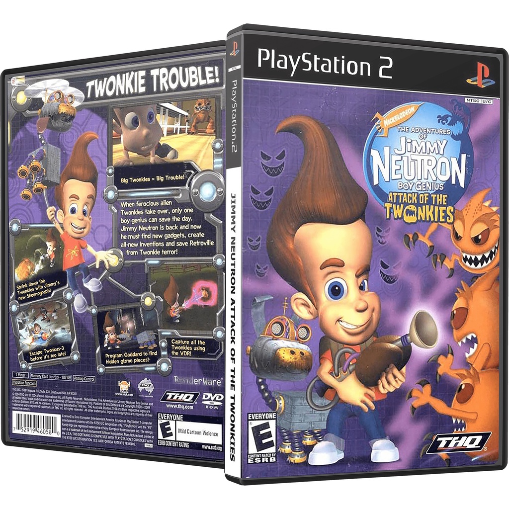 Jimmy Neutron Boy Genius - Attack of the Twonkies (USA) para ps2 ...