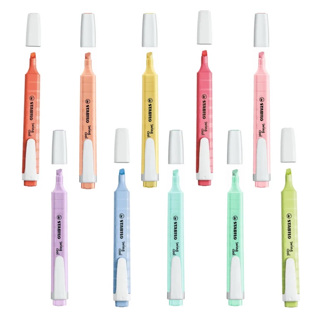 Stabilo Marca Texto Swing Cool Pastel | Shopee Brasil