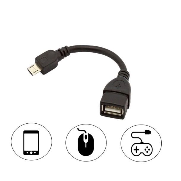 Adaptador Cabo Otg Micro Usb V8 Celular Android LG | Shopee Brasil