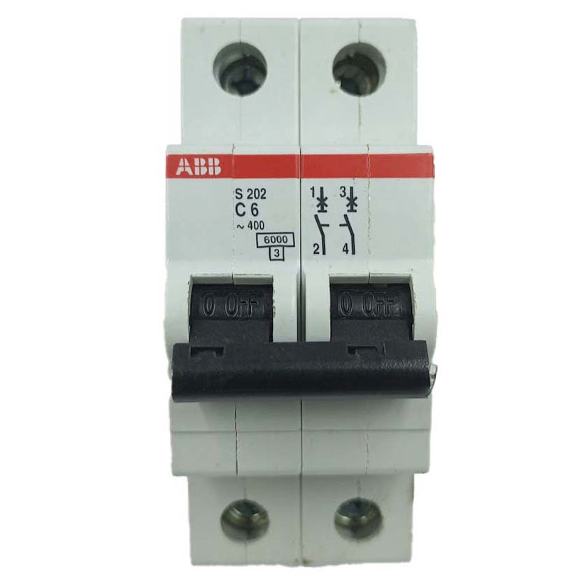 Mini Disjuntor Bipolar Abb S202-C6 400v 6000 | Shopee Brasil