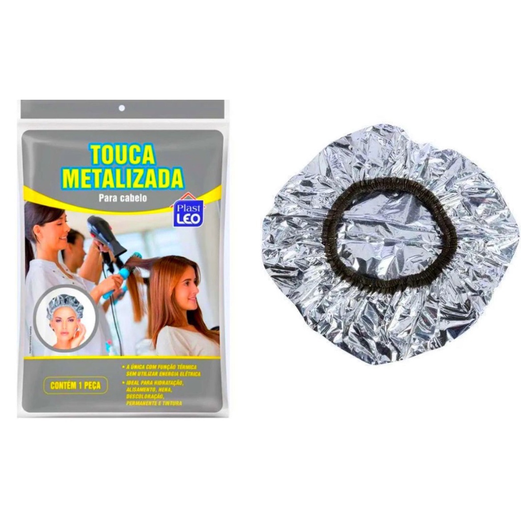 Touca Térmica Metalizada Para Cabelo | Shopee Brasil