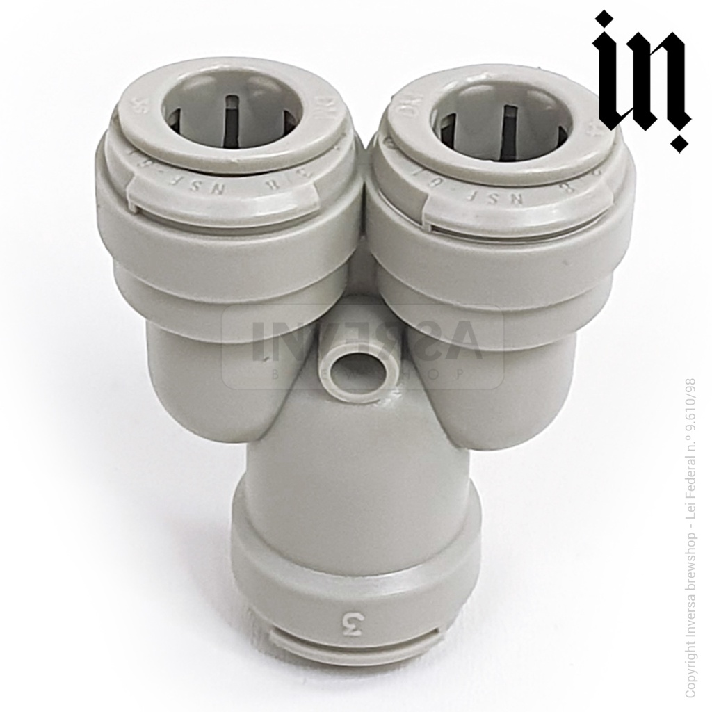 Engate Rápido Dmfit União 3/8" X 2 Vias 3/8" Engate Dm Fit | Shopee Brasil