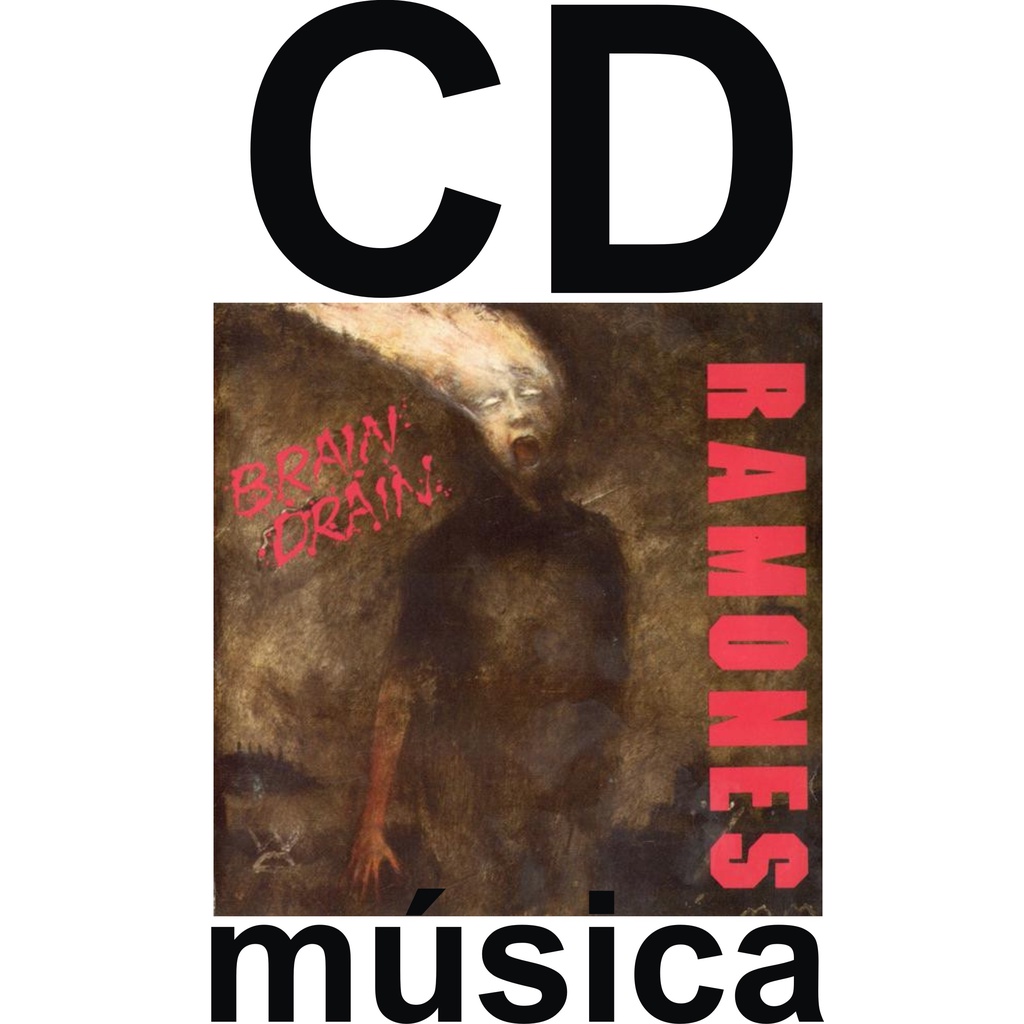 Ramones - Cd Brain Drain 1994 Nacional Punk Rock Música | Shopee Brasil