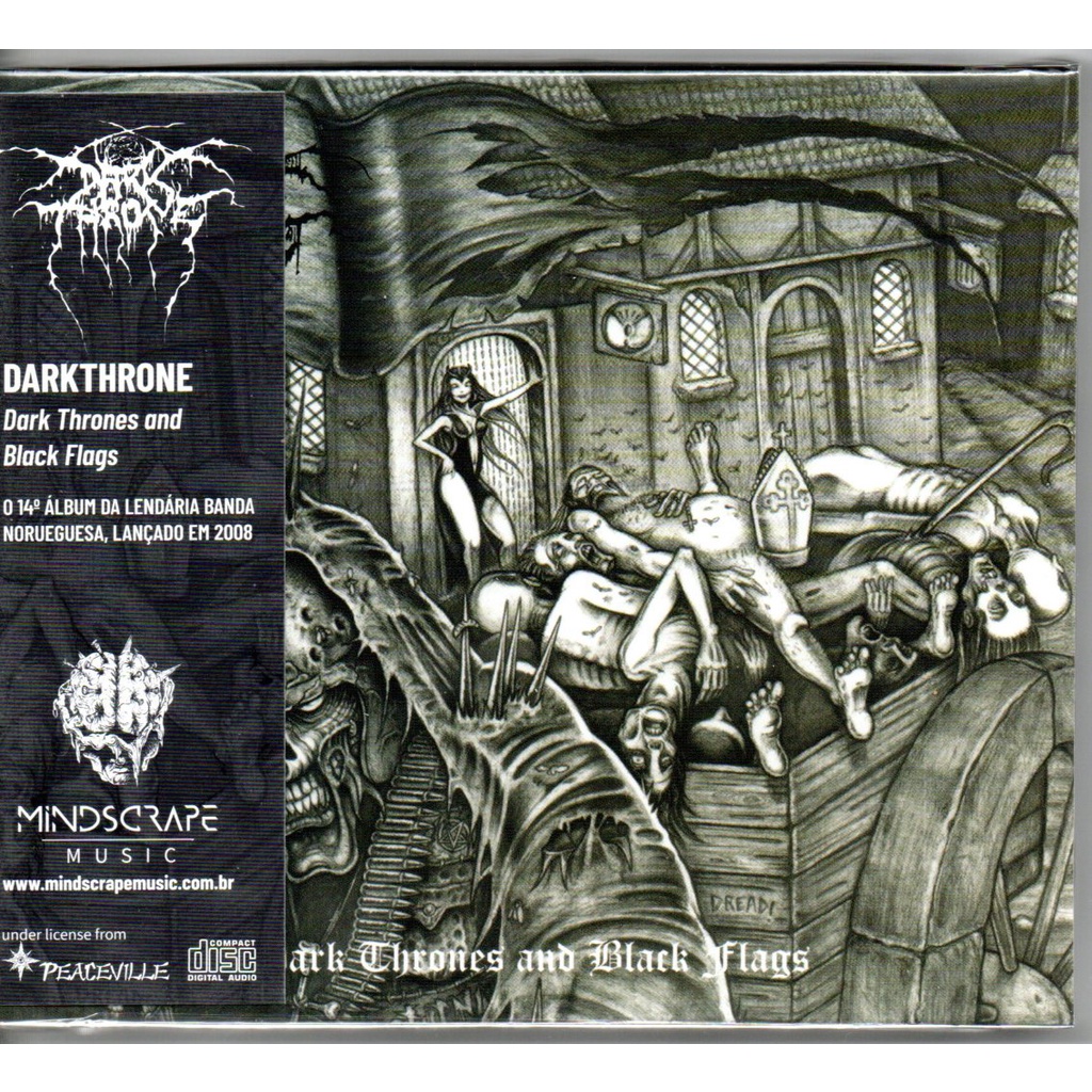 Cd Darkthrone - Dark Thrones And Black Flags Slipcase (2022) | Shopee Brasil