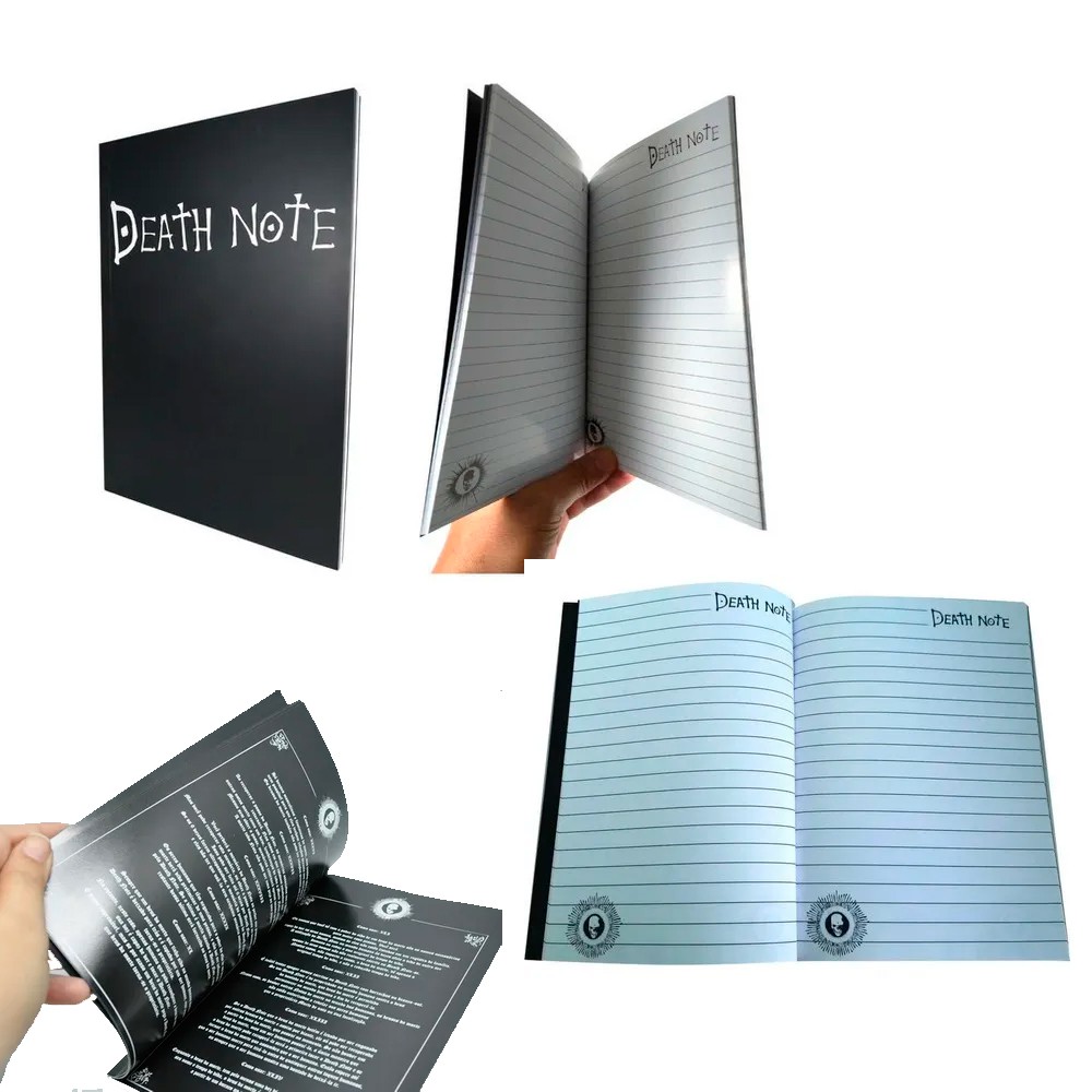 Caderno Death Note com Regras colecionável simples raito L Kira Ryuk ...