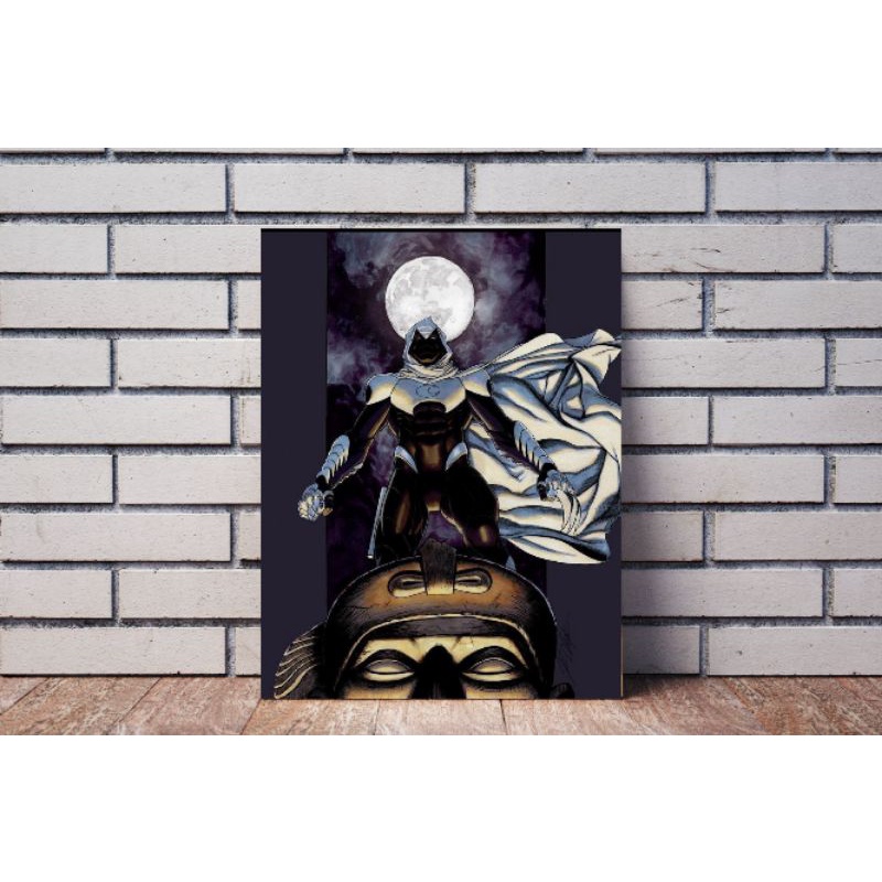 cavaleiro da lua quadro vários modelos | Shopee Brasil