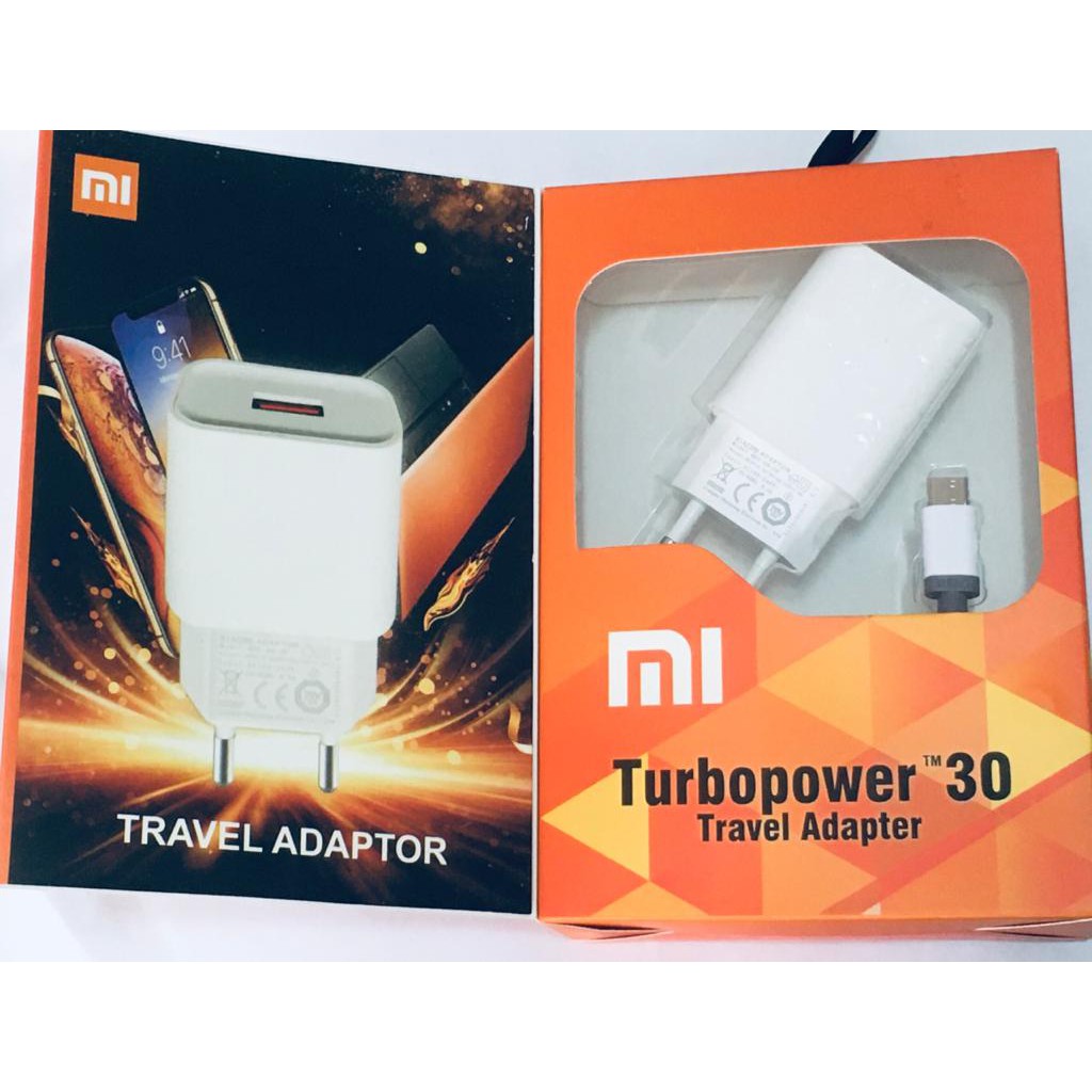 Carregador original +Cabo USB Turbo Tipo C Turbo Power Mi 8 Note 9 Note 9pro 30w | Shopee Brasil