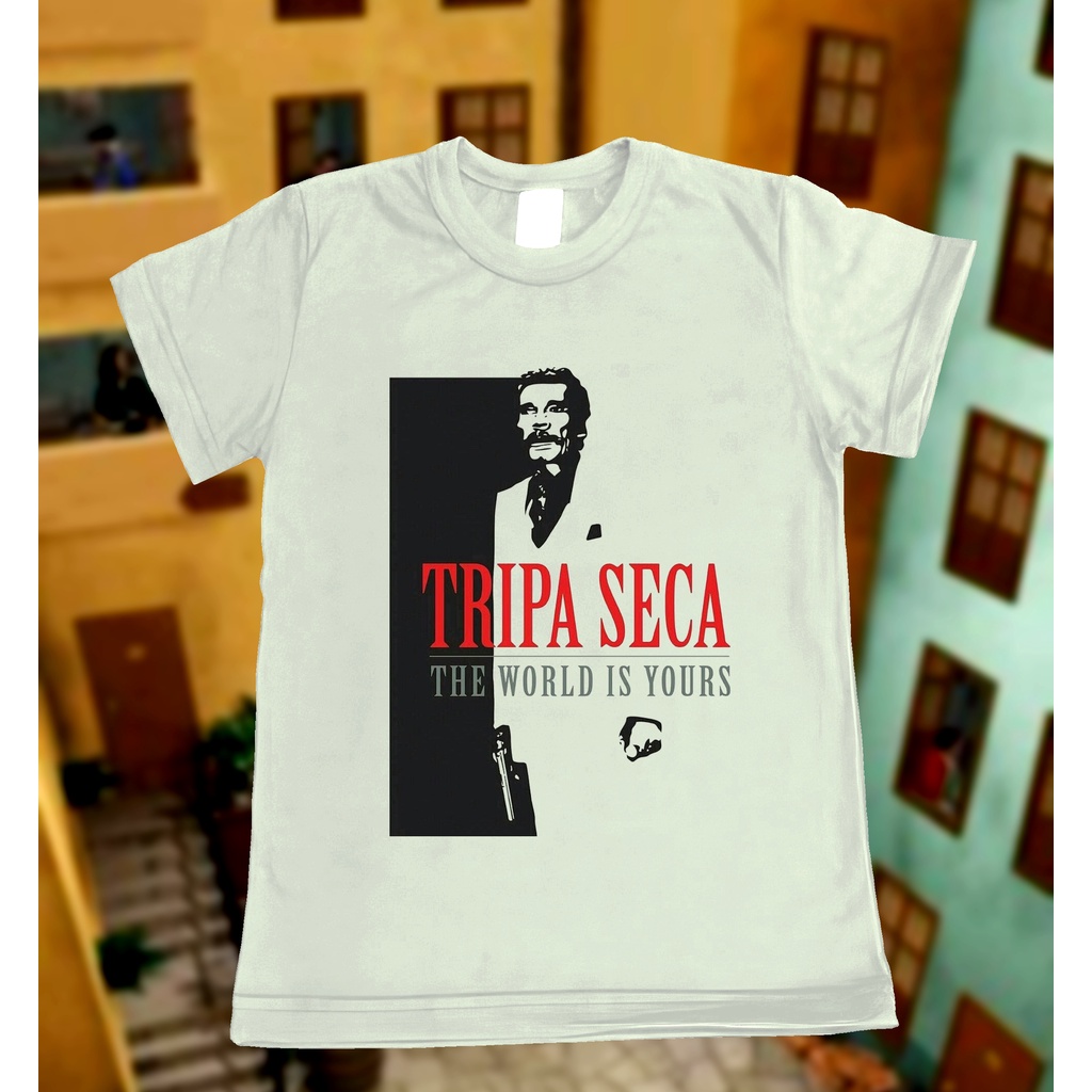 Camiseta Tripa Seca / seu madruga / the world is yours | Shopee Brasil