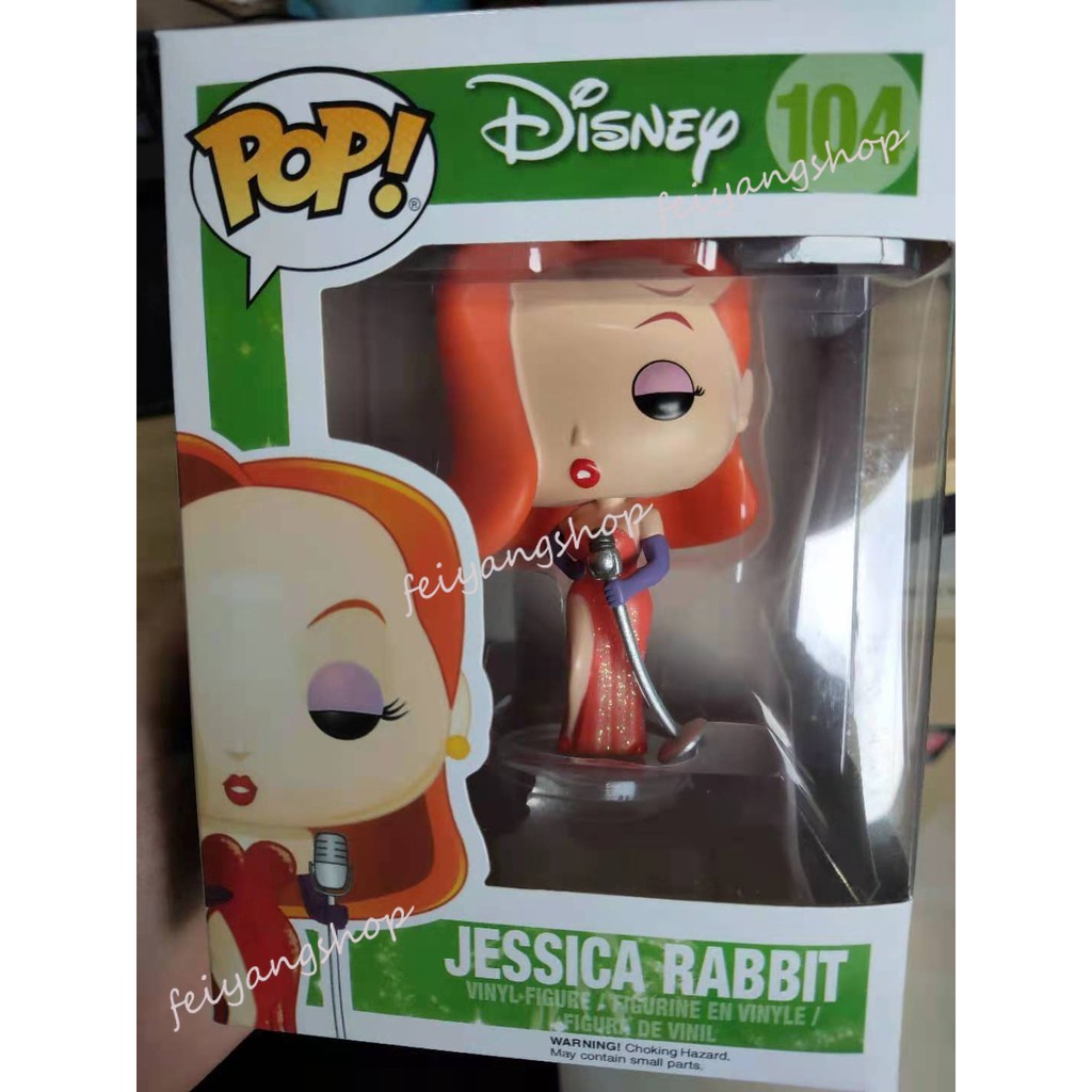 Funko Pop 104 Disney Jessica Rabbit Bonecos De Vinil | Shopee Brasil
