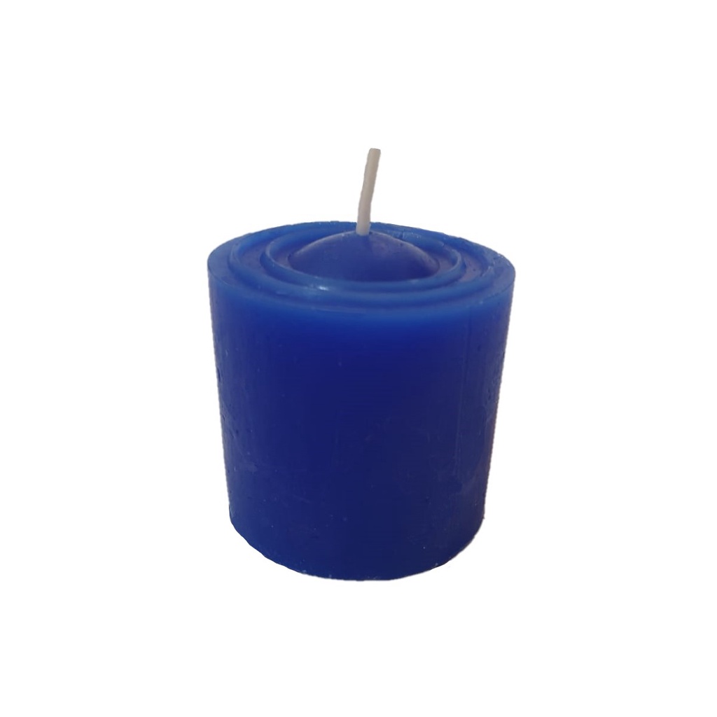 Kit 2 Velas Perfumadas Com Aroma de Alecrim - Cor Azul | Shopee Brasil