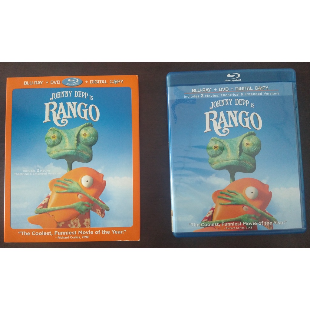 Blu-ray Rango Edição com Luva Importada com Legendas PT-BR | Shopee Brasil