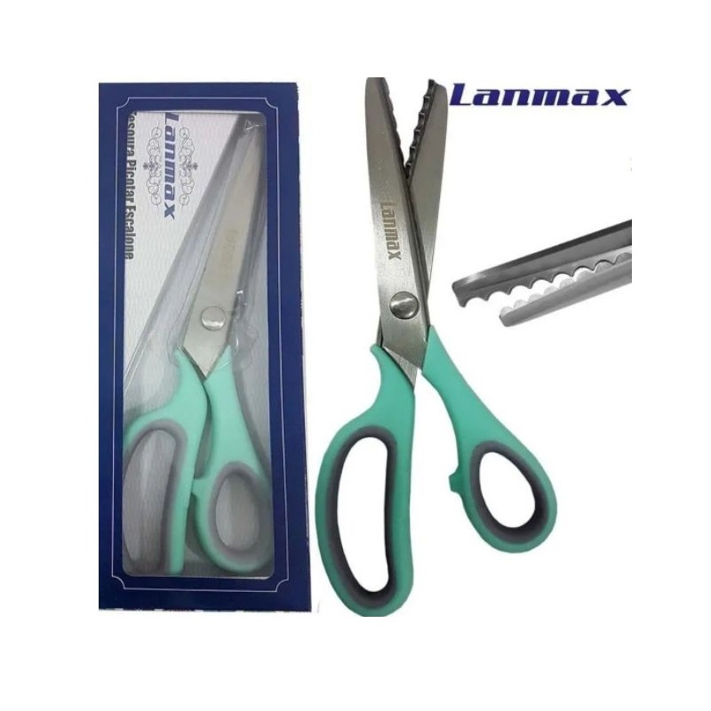 Tesoura Picotar Picote Escalope Arredondado Papel Tecido Eva | Shopee ...