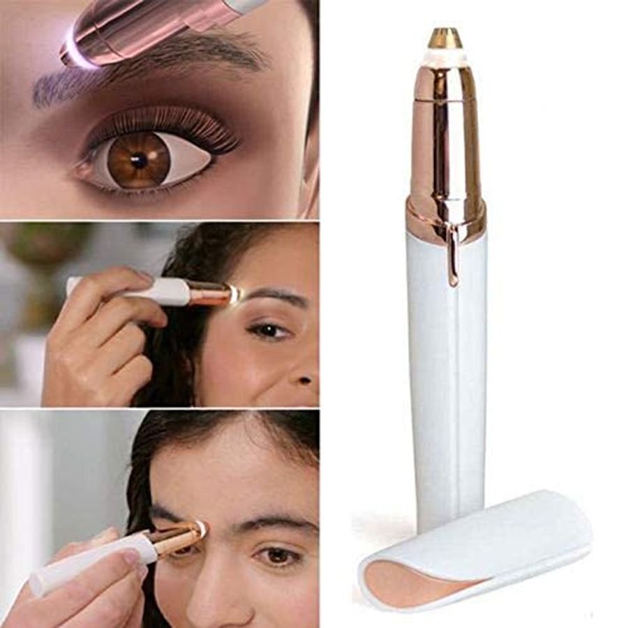 Depilador Indolor Para Sobrancelhas A Pilha - Caneta | Shopee Brasil