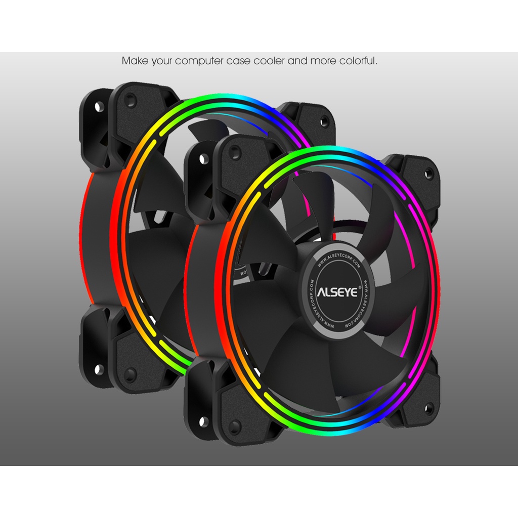 Cooler Fan Alseye Halo 3.0-rgb-p Gabinete Pc 120mm - Escorrega o Preço