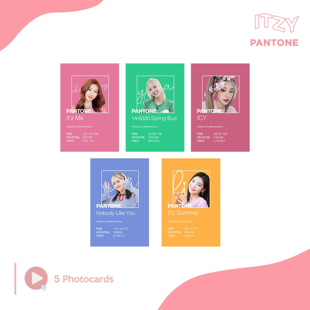 Kit ITZY Pantone | Shopee Brasil