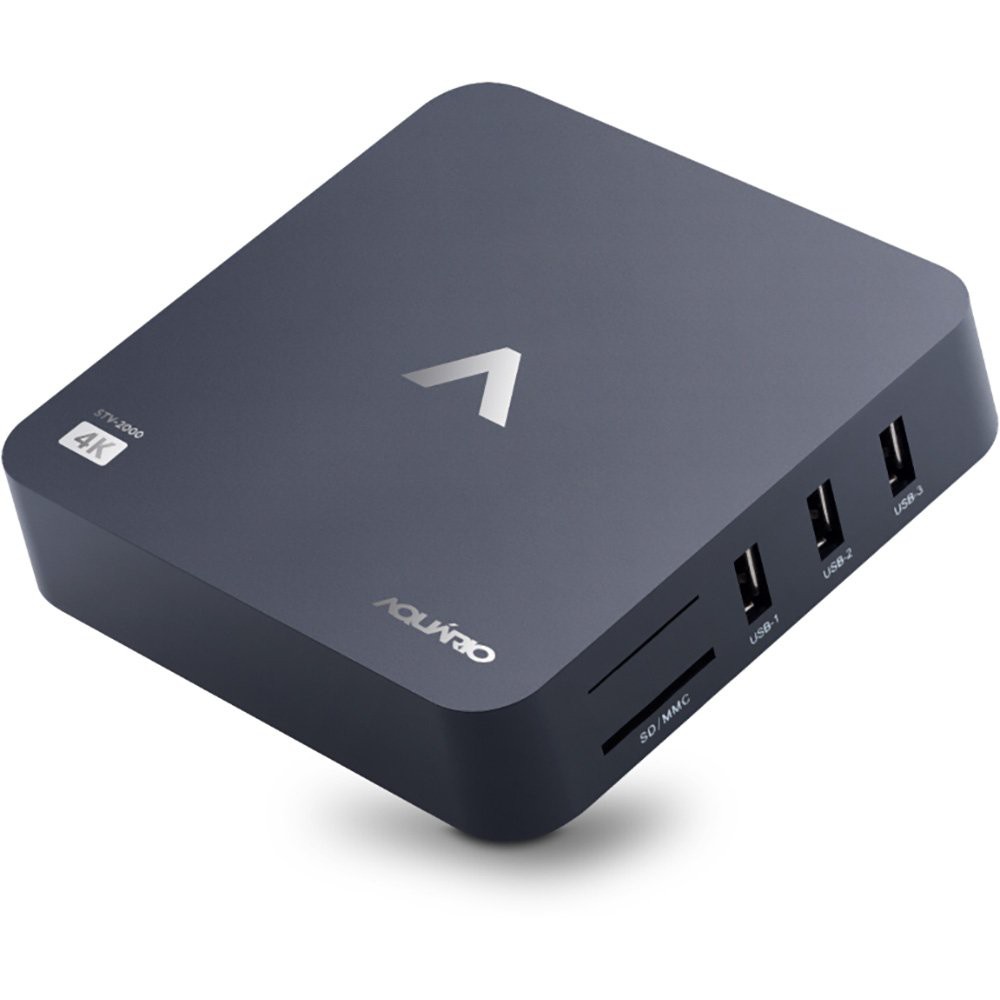 Smart Box 4K STV-2000 Aquario - Resolução: 480i / 480p / 576i / 576p ...