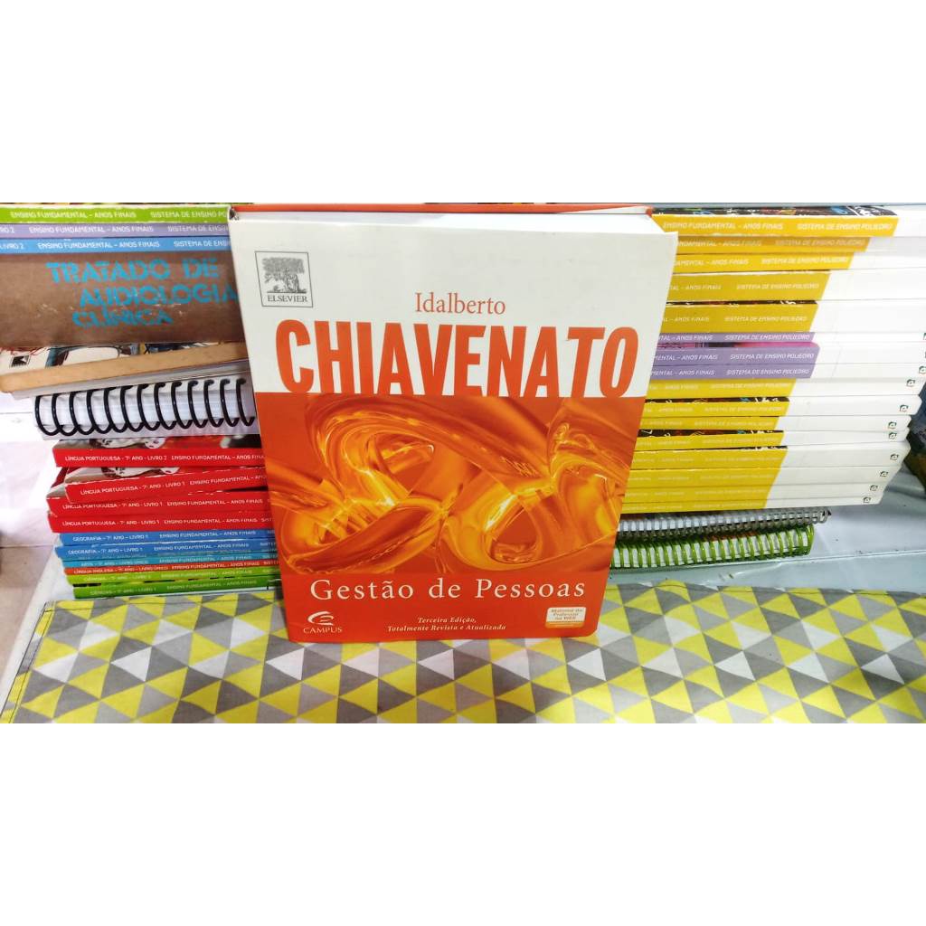 Livro: Gestão De Pessoas - Idalberto Chiavenato 3° Edição | Shopee Brasil