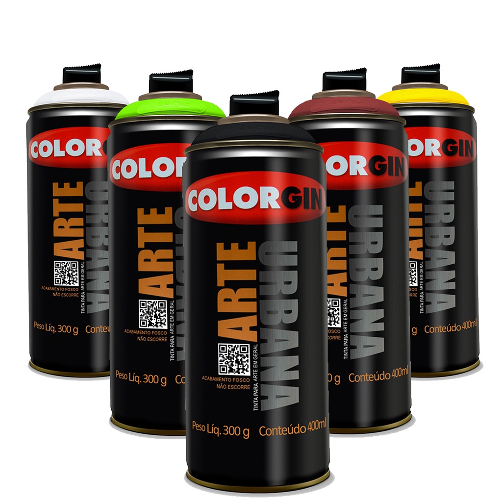 Spray Arte Urbana Colorgin - Escolha A Sua Cor! (cores De Algodão Até ...