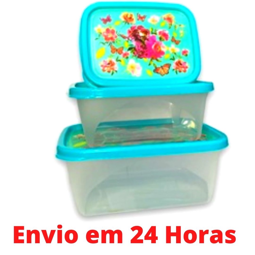 Conjunto 3 Potes Tapoer Jaguar Flores | Shopee Brasil Conjunto 3 Potes Tapoer Jaguar Flores | Shopee Brasil