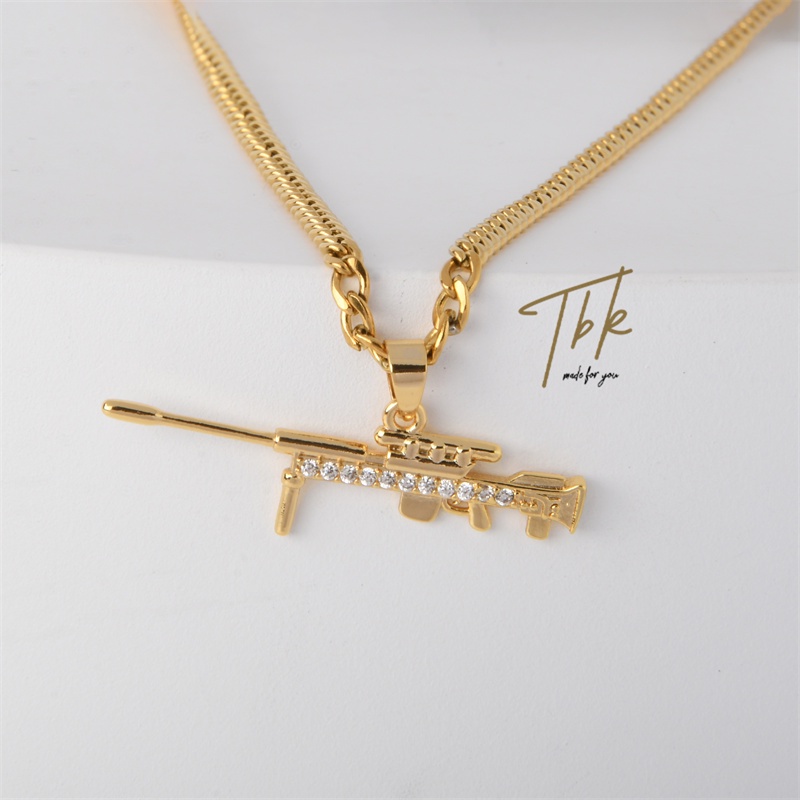 TBK Colar De Coleção Gold Call of Dutyy Inspirado Em Ouro 18K Para ...