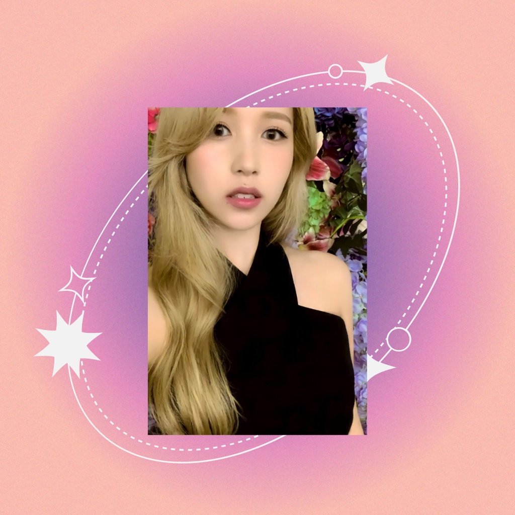 Photocard Kpop Twice Mina Eyes wide open- Fanmade frente e verso ...