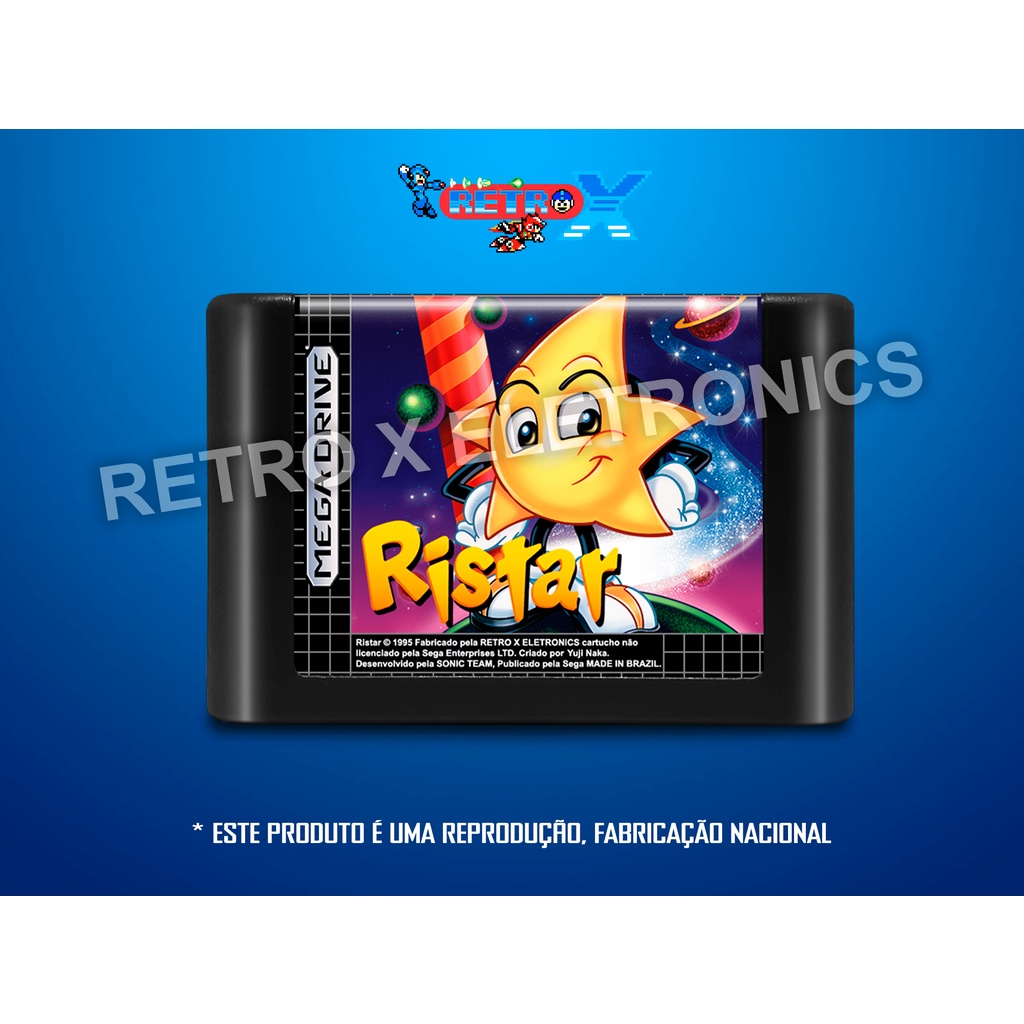 Ristar - CARTUCHO MEGA DRIVE | Shopee Brasil