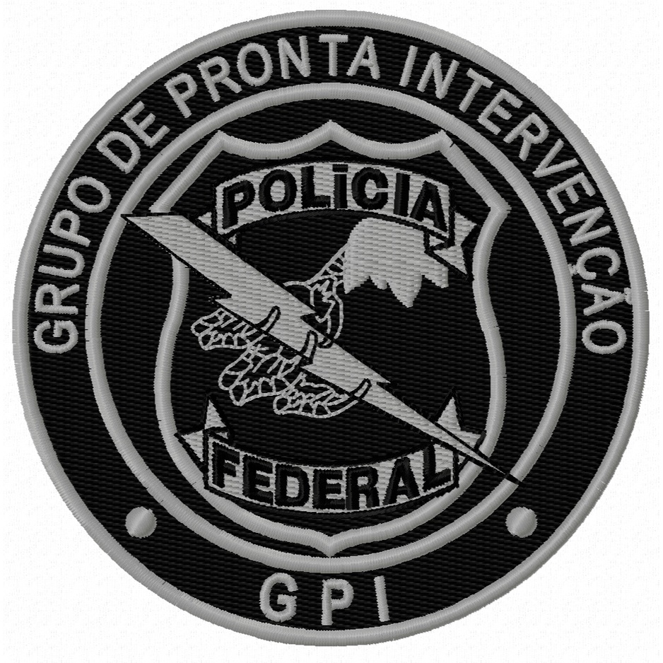 Patch Bordado Brevet PF - GPI_90X90 (POLÍCIA FEDERAL) | Shopee Brasil