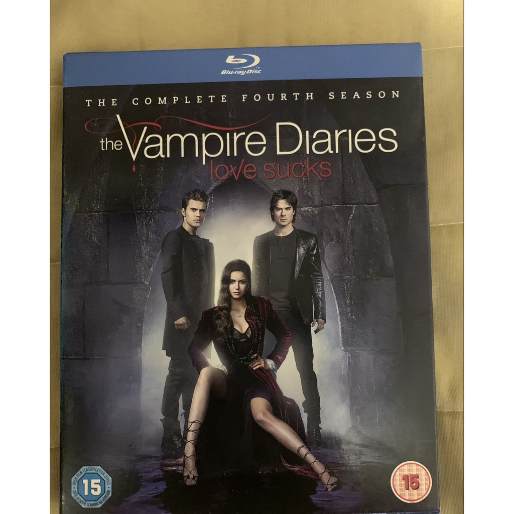 Blu ray - The Vampire Diaries - 4ª Temporada - com luva - importado ...