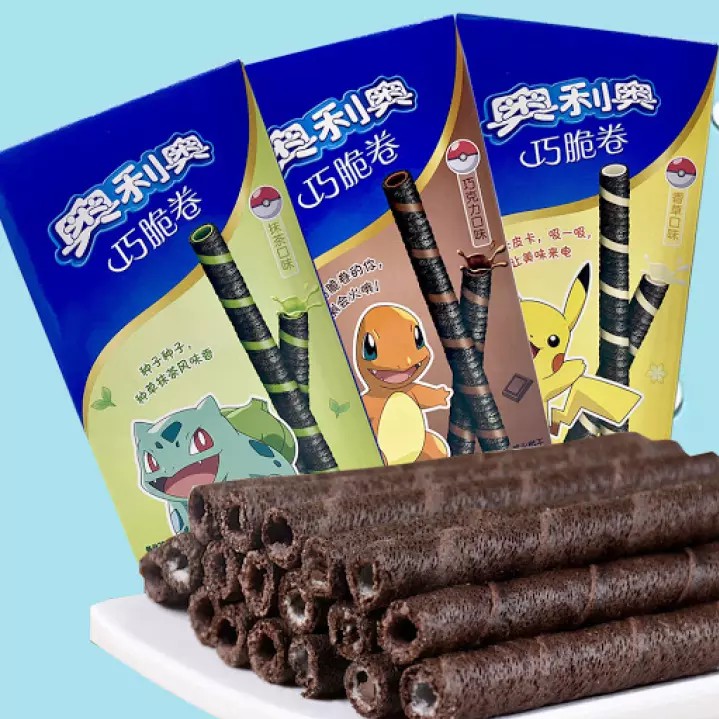 Pocky Oreo Wafer Roll Pokemon Edition Importado Pikachu Charmander ...