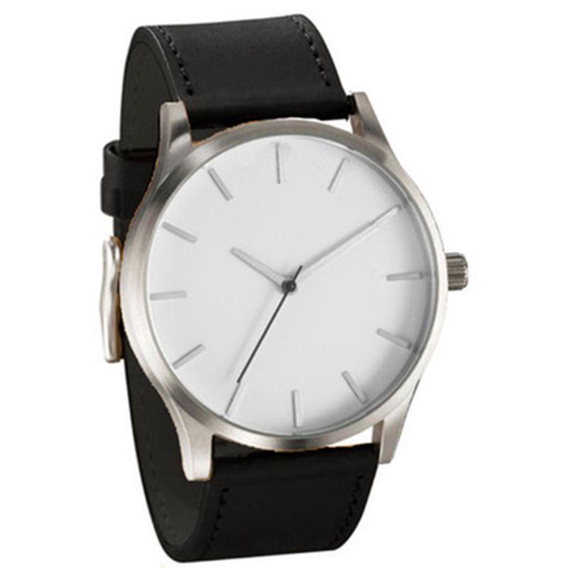 Relógios Masculinos Relógio De Moda Simples De Couro Com Mostrador ...