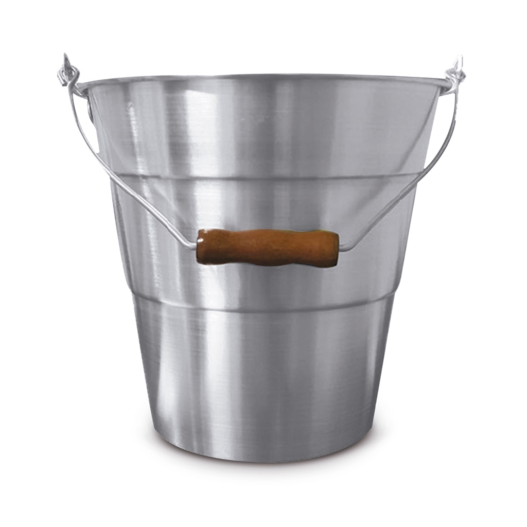 Balde De Alumínio Tamanhos 10 ou 15 Litros Escolha | Shopee Brasil