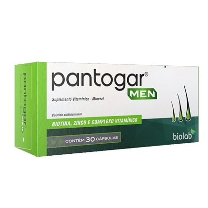 Pantogar Men Com 30 Cápsulas | Shopee Brasil